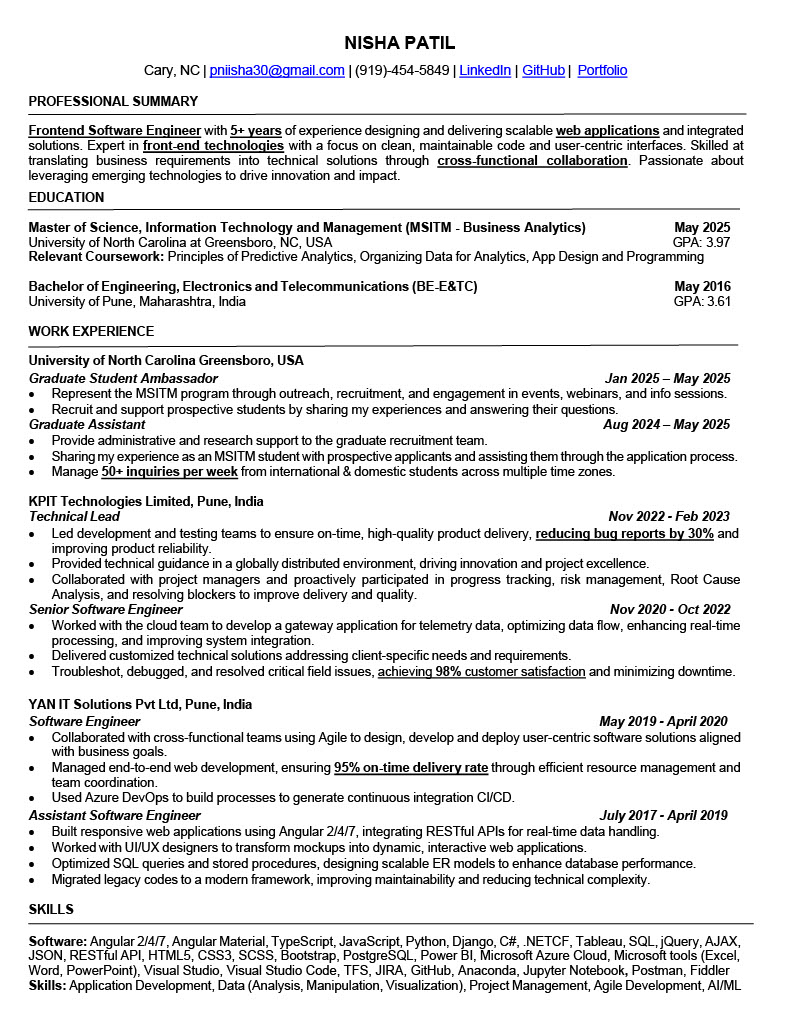 Portfolio | Nisha Patil