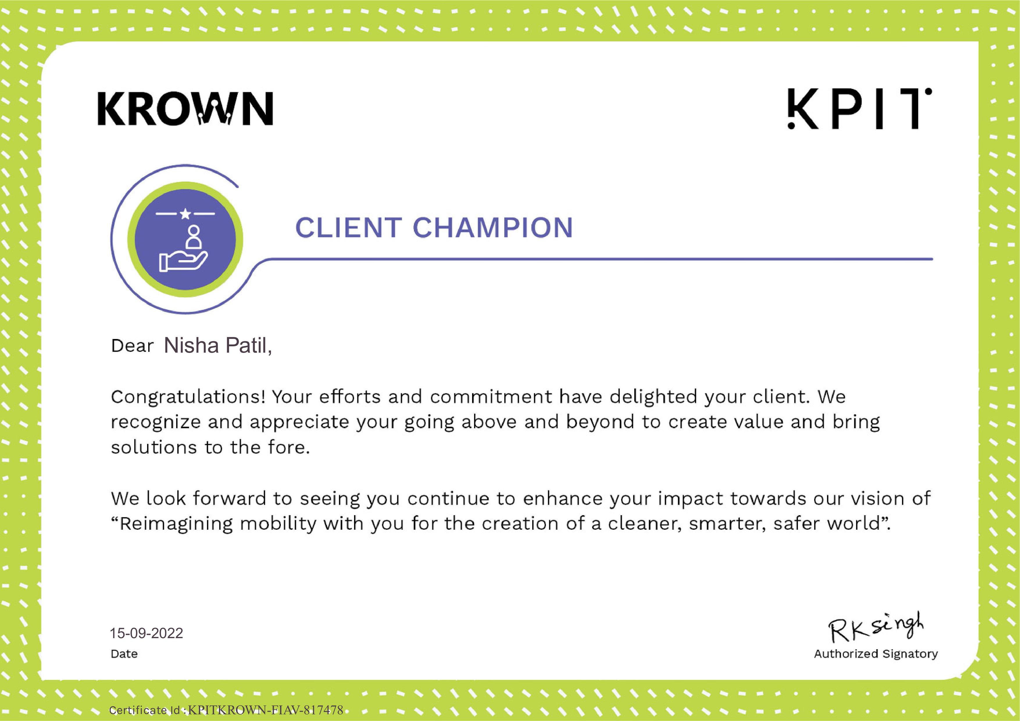 Portfolio | Nisha Patil